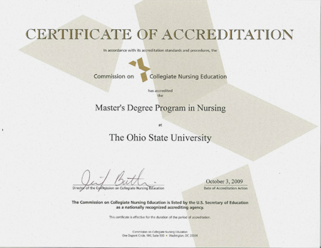 Accreditation and Recognition | The Ohio State University College of ...